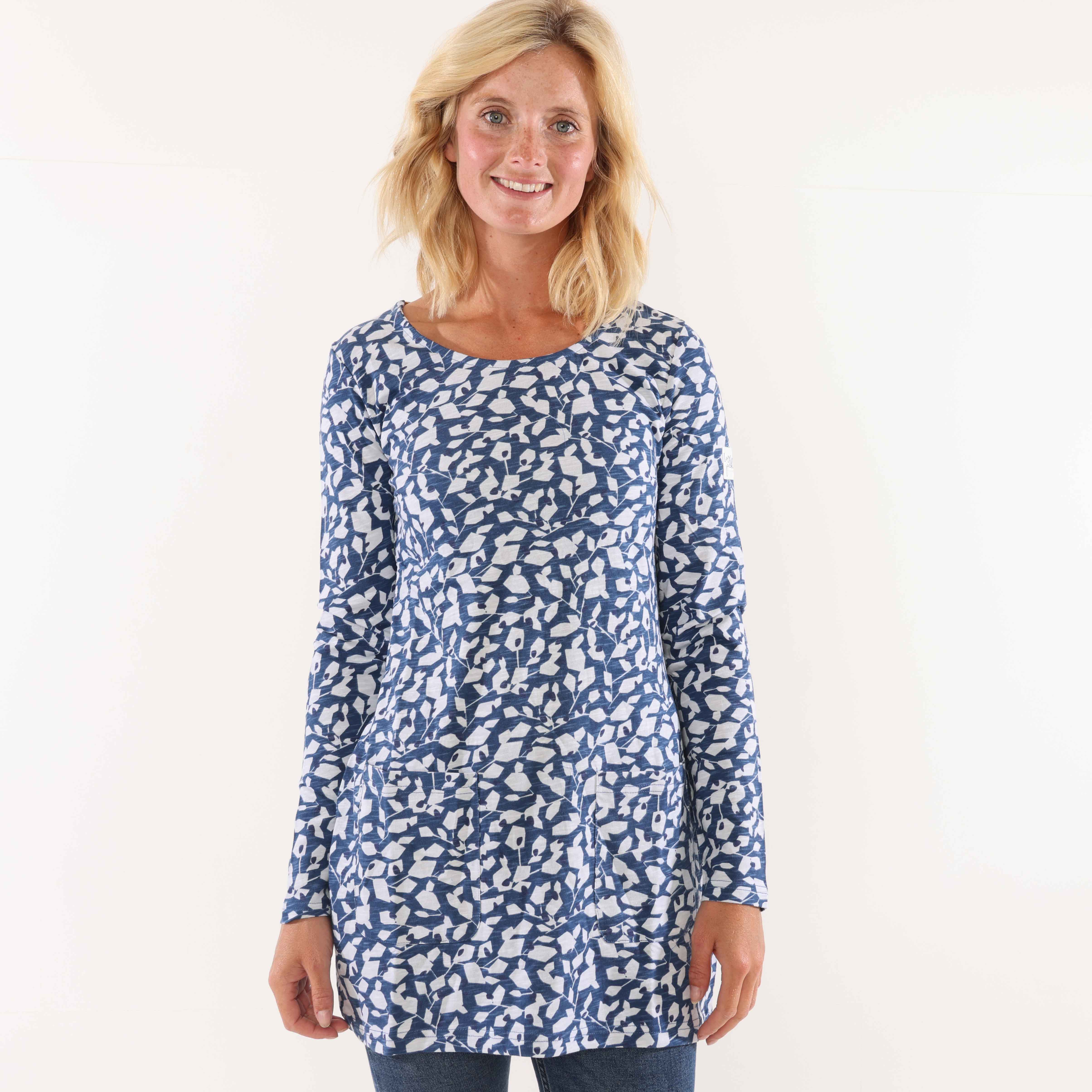 LJ108 - Printed Tunic - Petal – Lazy Jacks