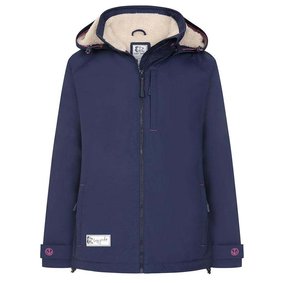 LJ158 - Ladies Snug Lined Coat - Marine – Lazy Jacks